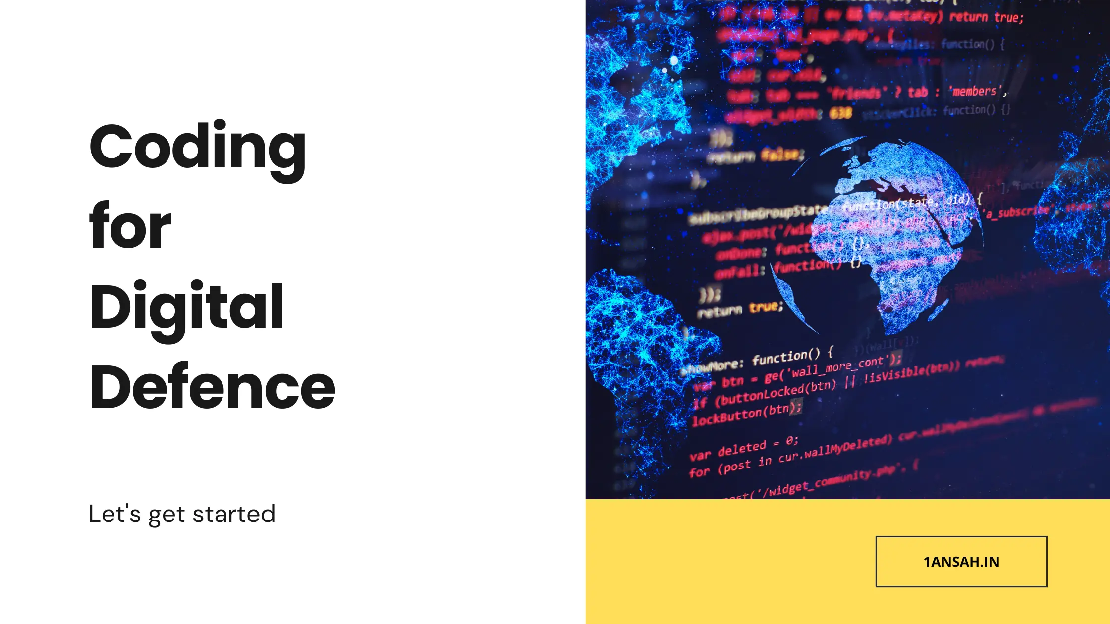 Coding for Digital Defence - 1Ansah Technologies